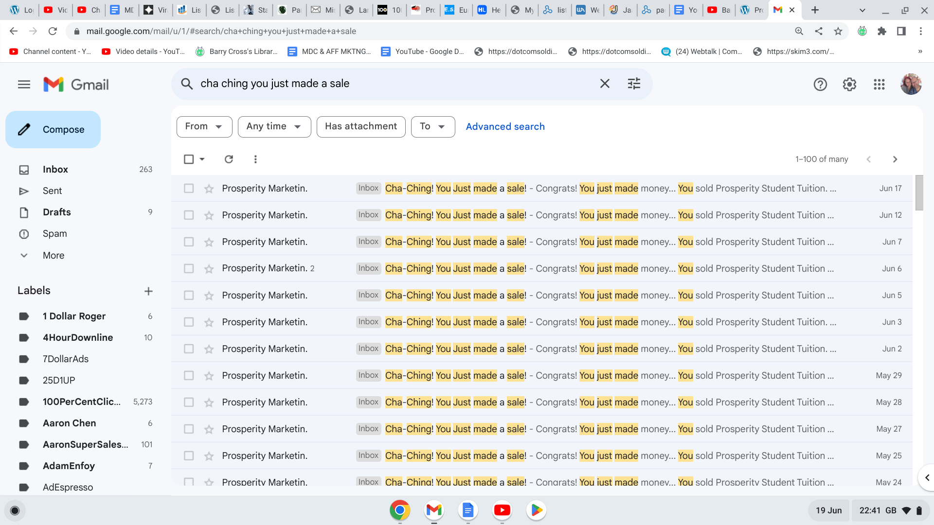 Prosperity marketing System - Barry Cross